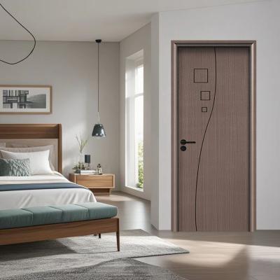 China Gross Weight 35-45Kg/Set Lightweight Hollow Core Door Solid Wood Composite Door for sale