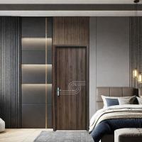 China Fashionable WPC Hollow Door Versatile And Stylish Solution For 800mm Width Interior Doors for sale
