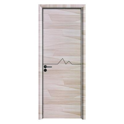 China Moistureproof WPC Hollow Door With Easy Maintenance And Hollow Structure for sale