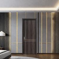 China Standard Size 2100*600*45mm Soundproof Customizable WPC Hollow Door for Residential and Commercial Use for sale