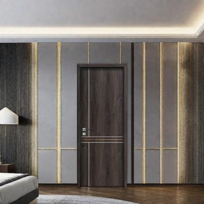 China Standard Size 2100*600*45mm Soundproof Customizable WPC Hollow Door for Residential and Commercial Use for sale