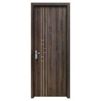 China Durable WPC Interior Door with Soundproof Heat Insulation and Low Maintenance Features for Modern Commercial Spaces for sale