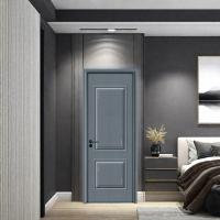 China Waterproof WPC Interior Gate with Carved Design and Flush Surface Design for sale