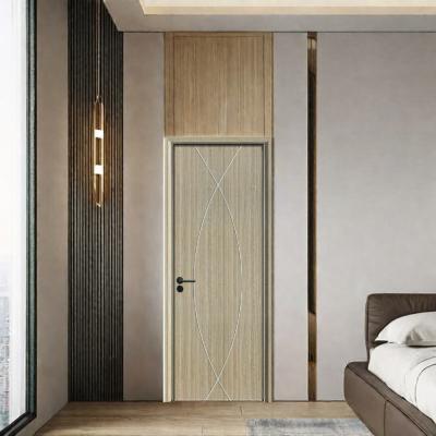 China Waterproof WPC Hollow Door Heat Insulation Termite Proof for sale