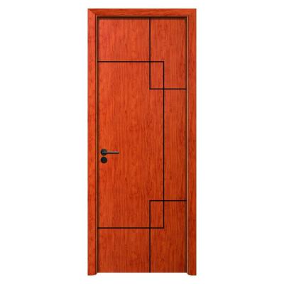 China Insect Prevention  Affordable WPC Hollow Door For Interior 100% WPC Door Frame for sale