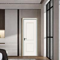 China Long Lasting Painting WPC Door with Embossed or Smooth Surface Treatments Providing Moisture and Rot Resistance for sale
