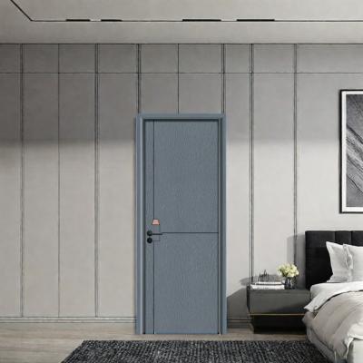 China Mould-Proof Lightweight WPC Hollow Door Customized Finishes for sale