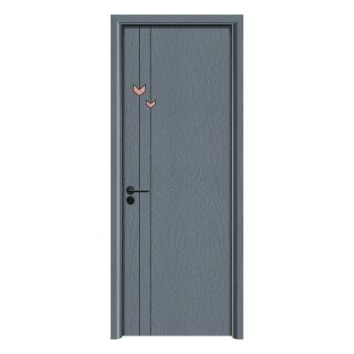 China Inwards / Outwards Opening WPC Hollow Door For Building Needs for sale