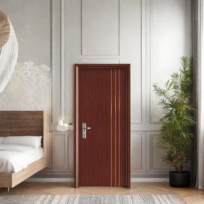 China Durable WPC Hollow Door with 45mm thickness 30 dB sound insulation and termite proof for interior use for sale