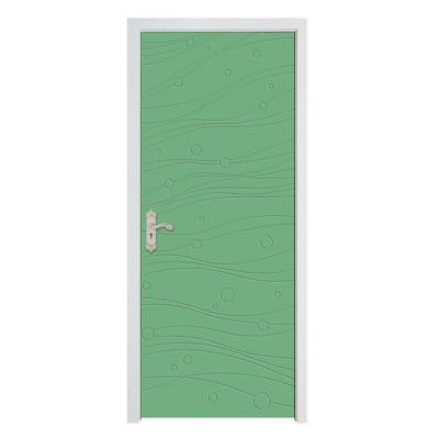 China Painting WPC Door hollow composite door offering durability soundproofing and moisture resistance with customizable surface options for sale