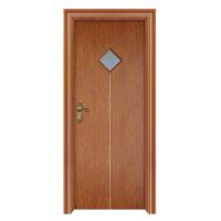 China Customizable WPC Glass Door with Maintenance Free Construction and Rot Resistant Material for Durable Interiors for sale