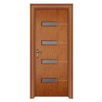 China Modern Design WPC Glass Door with 100% WPC Material and More Than 100 Colors Available in 600mm Width for sale