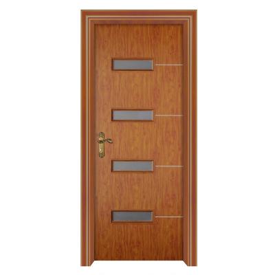 China Modern Design WPC Glass Door with 100% WPC Material and More Than 100 Colors Available in 600mm Width for sale