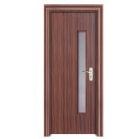 China Termite Proof Mold Proof Soundproof WPC Glass Hollow Composite Door for Modern Interiors for sale