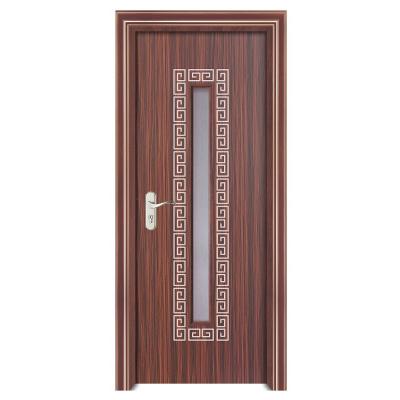 China Termite Proof Mold Proof Soundproof WPC Glass Hollow Composite Door for Modern Interiors for sale