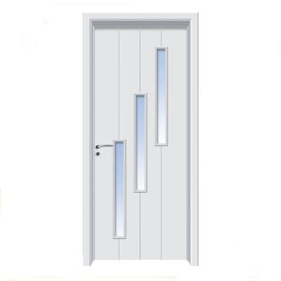 China High Strength WPC Glass Door with Mold Proof and Termite Resistant Properties Suitable for Interior Applications for sale
