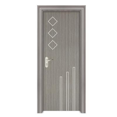 China Fire Rating Class A WPC Interior Door with Stainless Steel Hinge and 30dB Sound Insulation for sale