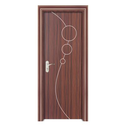China Postmodern Design Heat Insulation Mold Proof WPC Hollow Door for Interior Use for sale