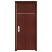 China Modern WPC Interior Door with hollow composite structure offering moisture resistance soundproof and heat insulation for interior applications for sale