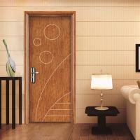China Low maintenance WPC Hollow Door made from composite material ensuring resistance to humidity rot and moisture for extended for sale