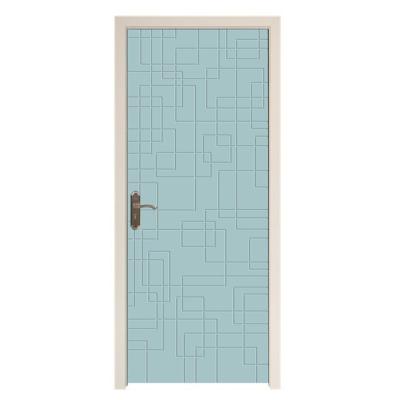 China Soundproof Design Customizable and Termite Proof WPC Interior Hollow Door for Modern Spaces for sale