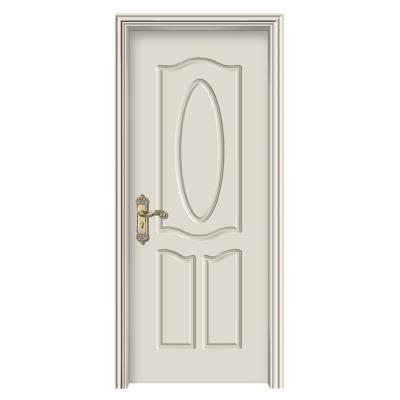 China Painting WPC Door composite hollow door made with 100 percent WPC material providing durability and resistance to humidity and rot for sale