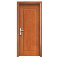 China Composite Wood Door Frame WPC Interior Door with Standard Size or Customized and Solid Design for sale