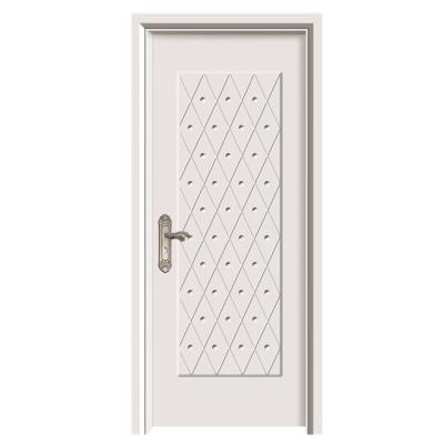 China Formaldehyde Free Moisture Resistant Soundproof Design Painting WPC Hollow Door for Modern Interiors for sale
