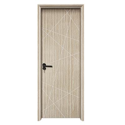 China Long Lasting WPC Hollow Door Constructed with Composite Material Offering Superior Strength and Mold Proof Features for sale