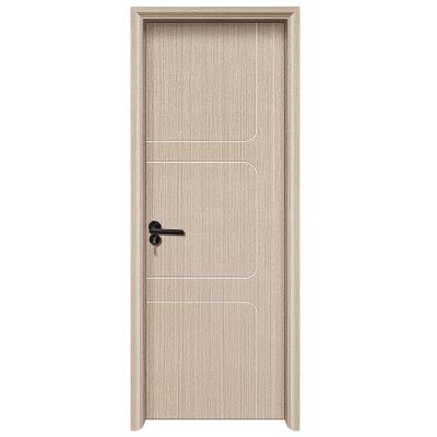 China Customizable Moisture Resistant Termite Proof Soundproof WPC Hollow Door for Interior Use for sale