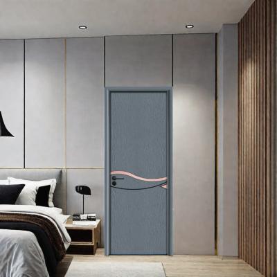 China Durable WPC Hollow Door with Superior Strength Moisture Resistance and Heat Insulation Ideal for Interior in Homes and Offices for sale