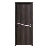 China Customizable Surface Treatments Embossed Smooth or Customized WPC Glass Door for sale