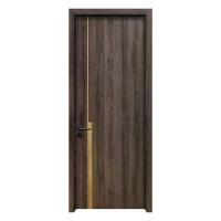 China Good Quality New Arrivals Wood Plastic Composite PVC Finished Surface Indoor Doors Waterproof WPC Material for sale