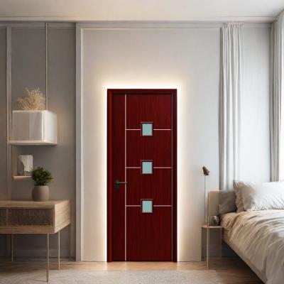 China Easy to Clean WPC Hollow Door with Customizable Size and PVC Film Surface for Modern Interiors for sale