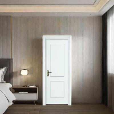 China Painting WPC Door customizable surface treatments including embossed and smooth finishes ideal for sustainable building projects for sale