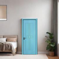 China ISO9001 Certified Anti-Oil Recyclable WPC Hollow Door for Indoor Application for sale