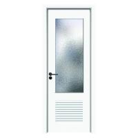 China Durable and Energy WPC Glass Door with Hollow Composite Design Suitable for Residential and Commercial Interior Installations for sale