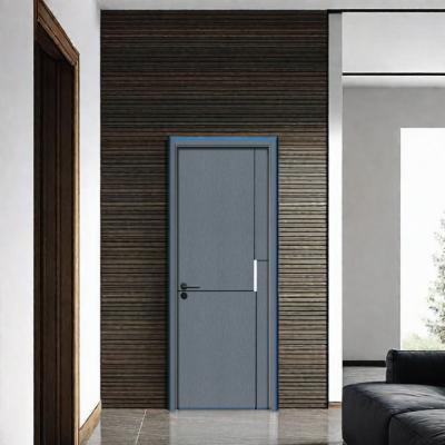 China Durable Moisture Resistant Termite Proof Soundproof WPC Hollow Door for Bedrooms and Offices for sale
