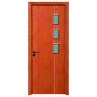 China Eco Friendly WPC Glass Door Designed for Interior with Heat Insulation Rot Resistance and Customizable Surface Finishes for sale