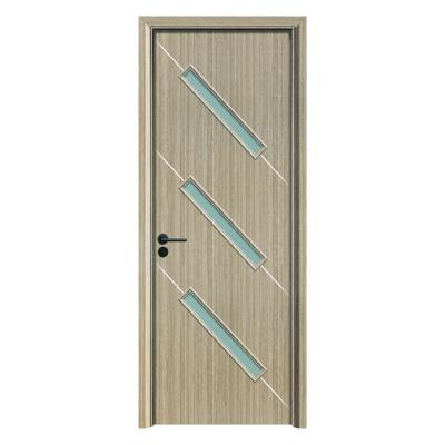 China Energy WPC Glass Door with Hollow Composite Design Offering Moisture Resistance and Soundproof Features for Interior Residential for sale