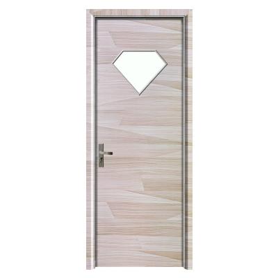 China WPC Glass Door hollow door constructed with 100 percent WPC frame providing excellent moisture and humidity resistance for sale