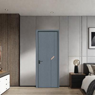 China Hollow Composite Durable WPC Interior Door Moisture Resistant Heat Insulated Suitable for Residential and Commercial Spaces for sale