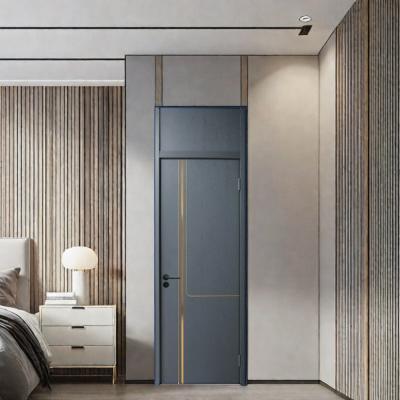 China Heat Insulation Weather Resistant Low Maintenance WPC Hollow Door for Interior Use for sale
