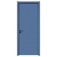 China High durability WPC Hollow Door with moisture humidity and Fire-resistance designed for interior residential and commercial spaces for sale
