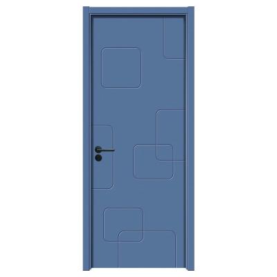 China High durability WPC Hollow Door with moisture humidity and Fire-resistance designed for interior residential and commercial spaces for sale