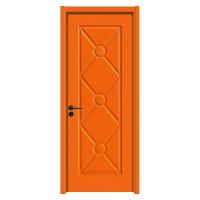 China Painting WPC Door customizable surface treatment options including embossed and smooth finishes for tailored interior door solutions for sale