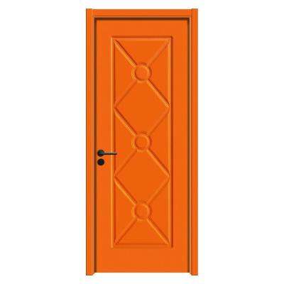 China Painting WPC Door customizable surface treatment options including embossed and smooth finishes for tailored interior door solutions for sale