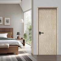 China Durable WPC Hollow Door designed for interior featuring moisture humidity and rot resistance with excellent heat insulation properties for sale