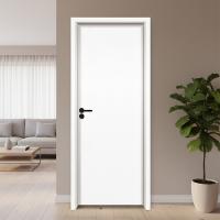 China High Durability Painting WPC Door with Moisture and Humidity Resistance Suitable for Interior Residential and Commercial for sale