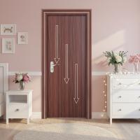 China Termite Proof Mold Resistant Soundproofing WPC Hollow Door for Interior Applications for sale